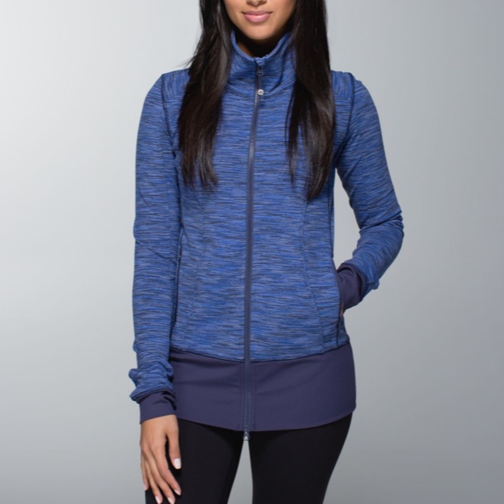 Lululemon Blue Nice Asana Jacket - Gem